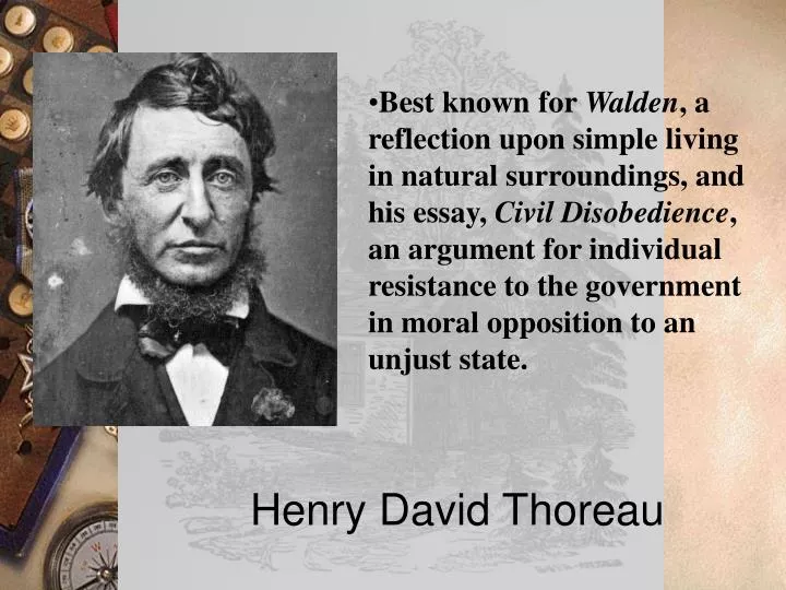 PPT - Henry David Thoreau PowerPoint Presentation, free download - ID ...