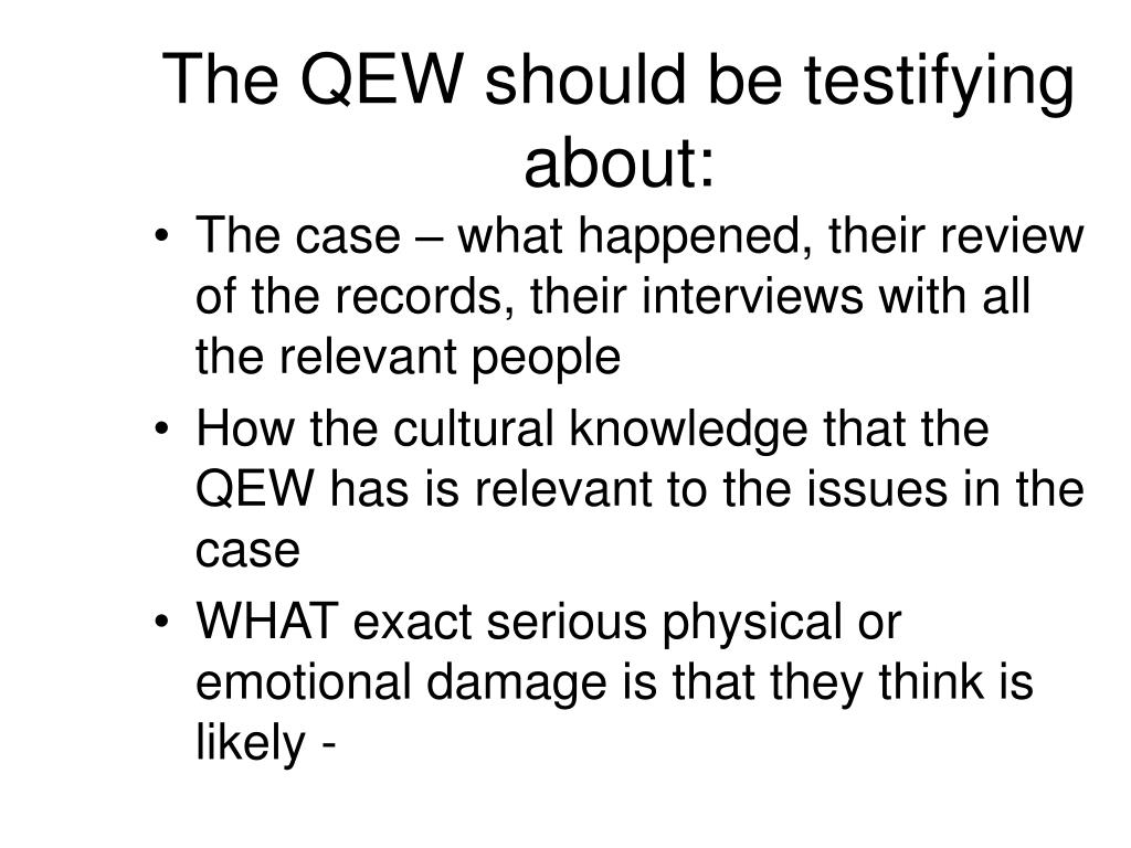 PPT - The ICWA Expert Witness and the Role of the Attorney for the ...