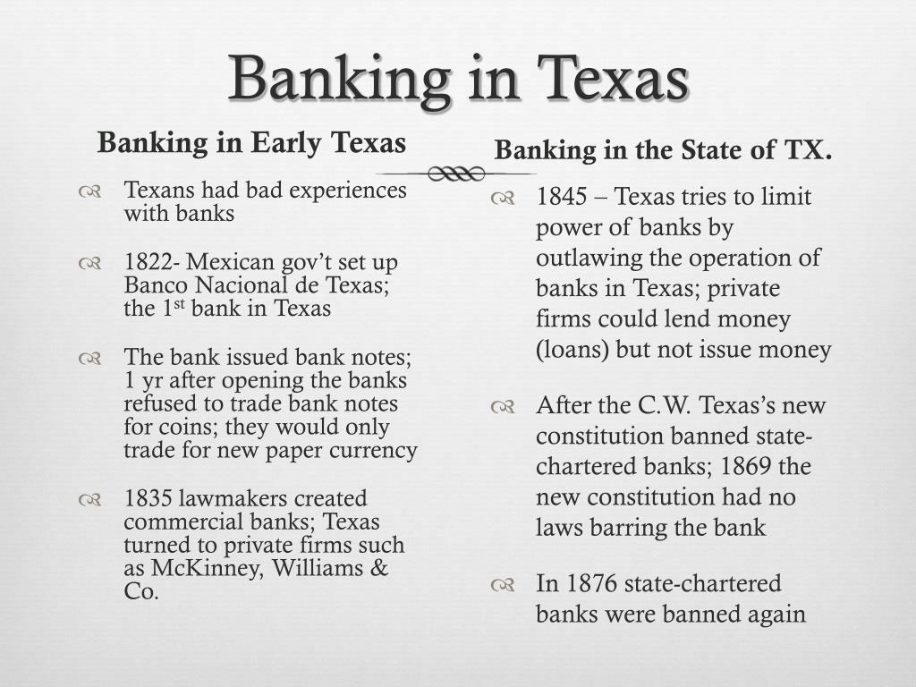 PPT - The New Economics of Texas 1850-1910 PowerPoint Presentation ...
