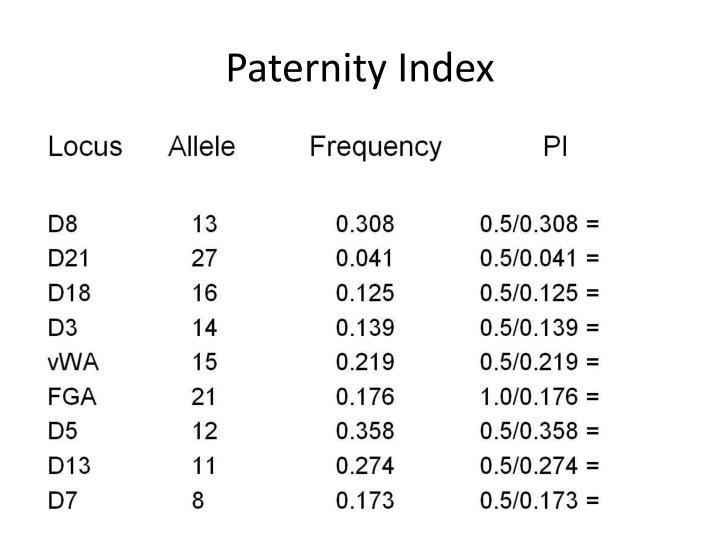 PPT - Paternity Testing PowerPoint Presentation - ID:2988263