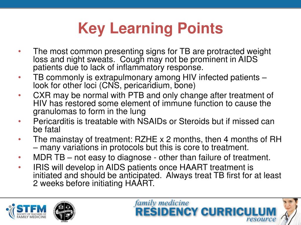 PPT - Global Health Case Studies – HIV and Tuberculosis Clinical Pearls ...