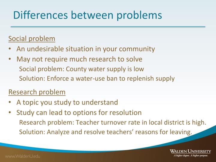 PPT - Developing Social Problems into Research Problems PowerPoint ...
