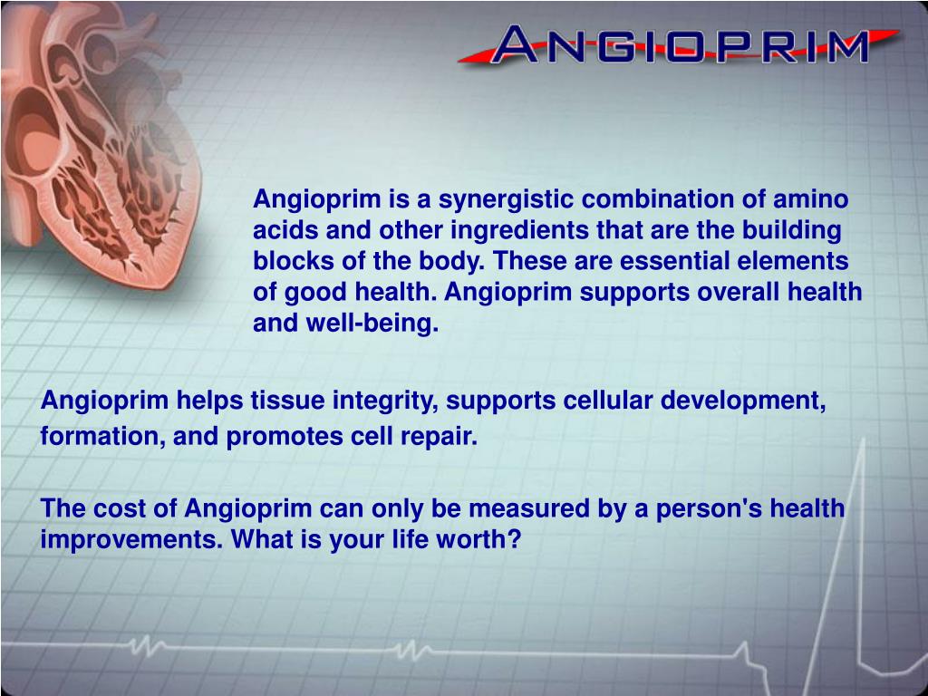 PPT - Angioprim: Ultimate Amino Acid Health Solution PowerPoint ...