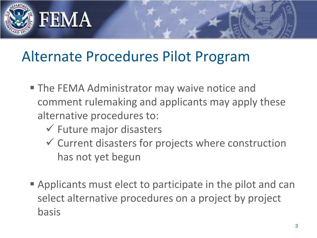 PPT - Public Assistance Division Federal Emergency Management Agency ...