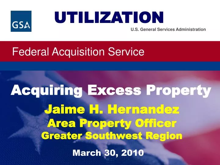 PPT - Acquiring Excess Property PowerPoint Presentation, free download ...