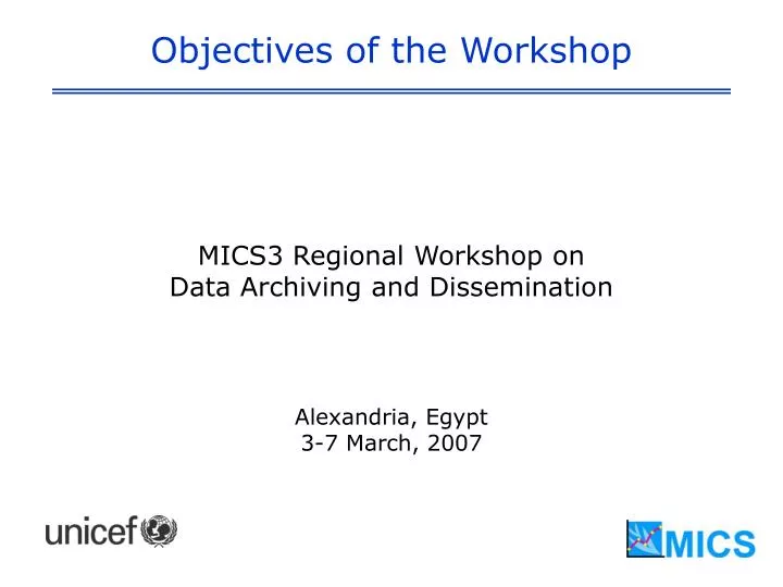PPT - Objectives of the Workshop PowerPoint Presentation, free download ...