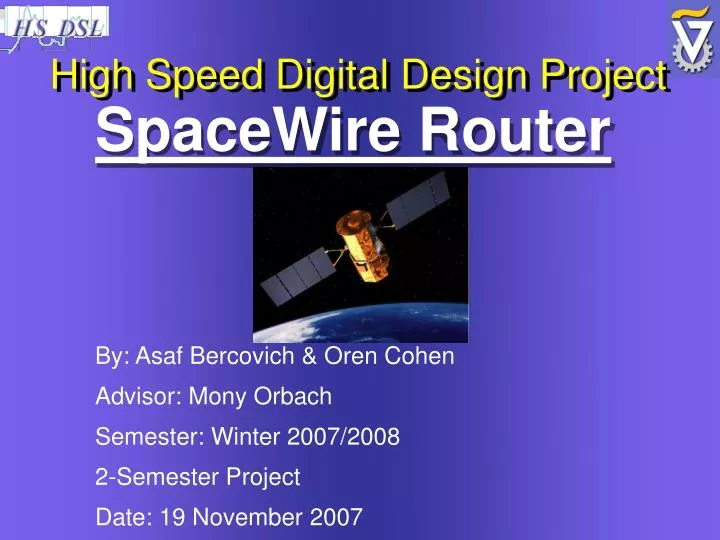 PPT - High Speed Digital Design Project PowerPoint Presentation, free ...