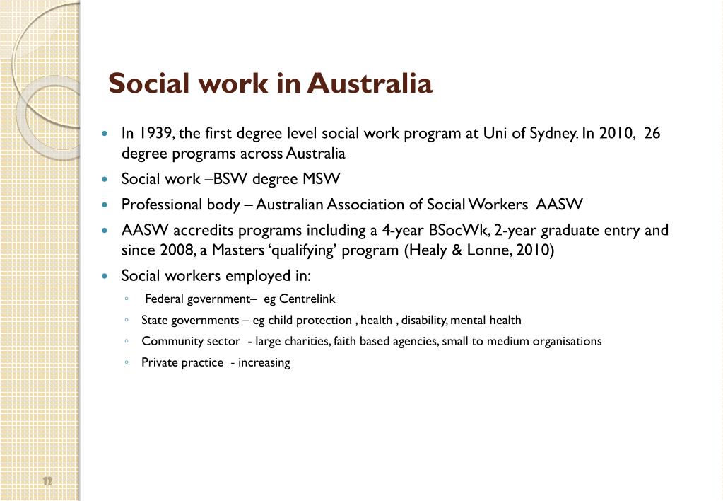 PPT - Australian social policy and social work practice Professor ...