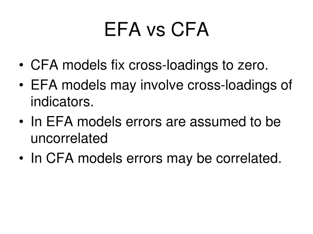 PPT - Measurement Models: Exploratory and Confirmatory Factor Analysis ... PPT - Measurement Models: Exploratory and Confirmatory Factor Analysis ...