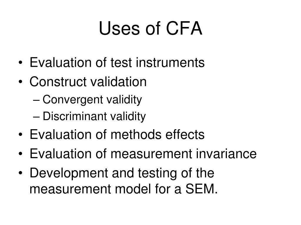 PPT - Measurement Models: Exploratory and Confirmatory Factor Analysis ... PPT - Measurement Models: Exploratory and Confirmatory Factor Analysis ...