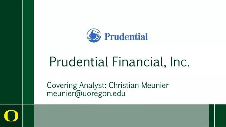 PPT - Prudential Financial, Inc. PowerPoint Presentation, free download ...