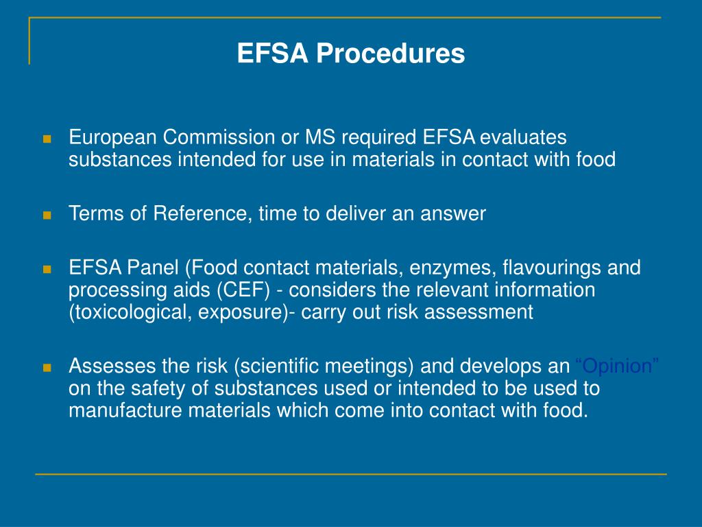 PPT - Workshop on European Food Contact Legislation - Aspects of ...
