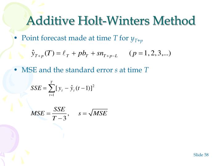 PPT - Exponential Smoothing Methods PowerPoint Presentation - ID:2990195