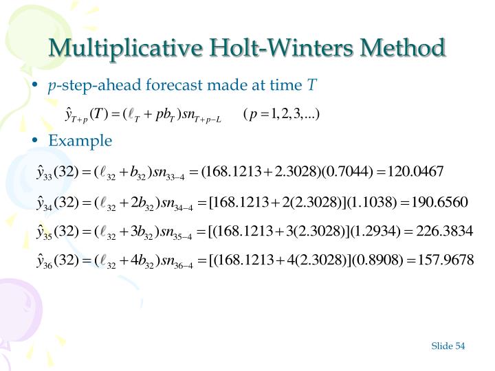 PPT - Exponential Smoothing Methods PowerPoint Presentation - ID:2990195