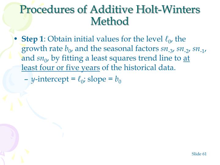 PPT - Exponential Smoothing Methods PowerPoint Presentation - ID:2990195