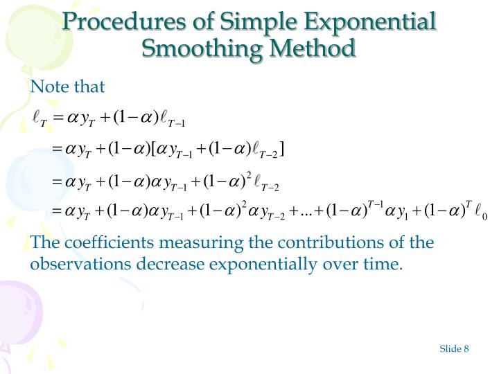 PPT - Exponential Smoothing Methods PowerPoint Presentation - ID:2990195