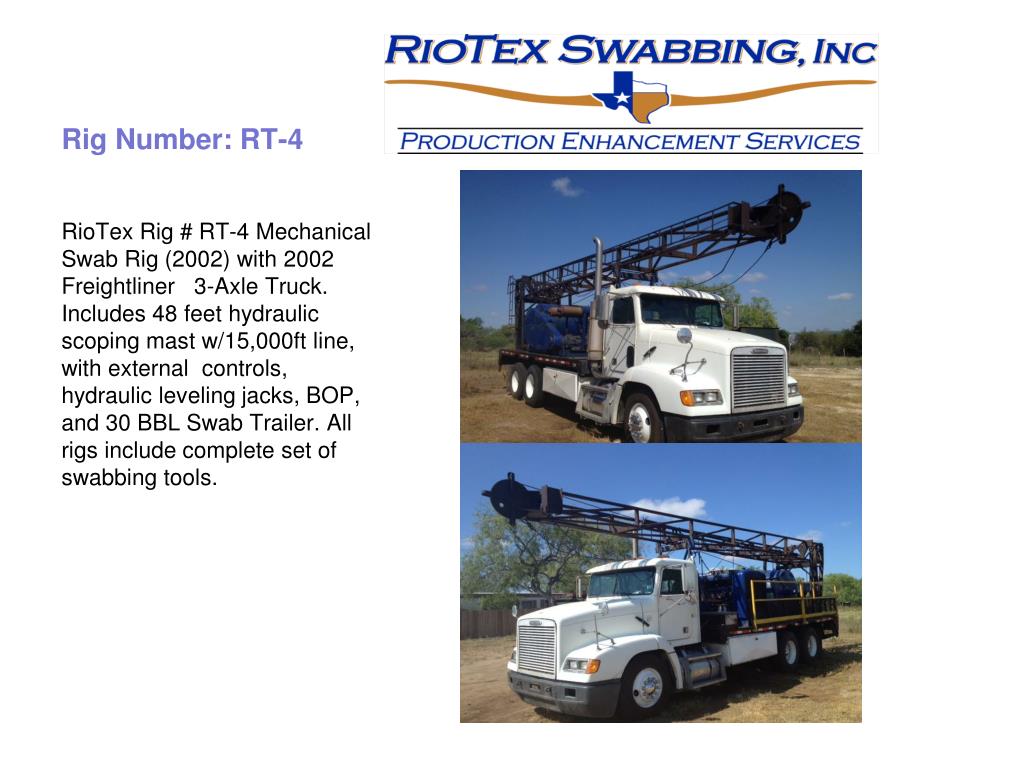 PPT - Swab Rig Equipment Fleet 2013 PowerPoint Presentation, free ...