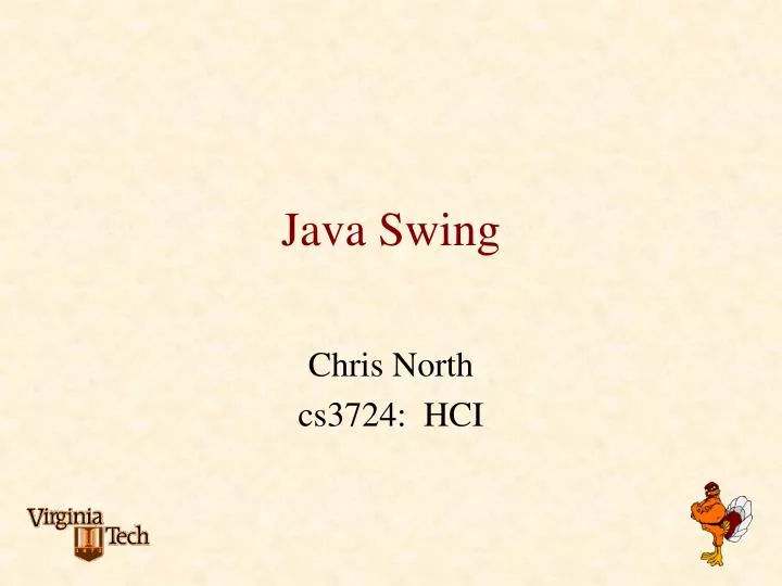 PPT - Java Swing PowerPoint Presentation, free download - ID:2990431