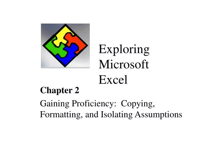 PPT - Exploring Microsoft Excel PowerPoint Presentation, free download - ID:2990717