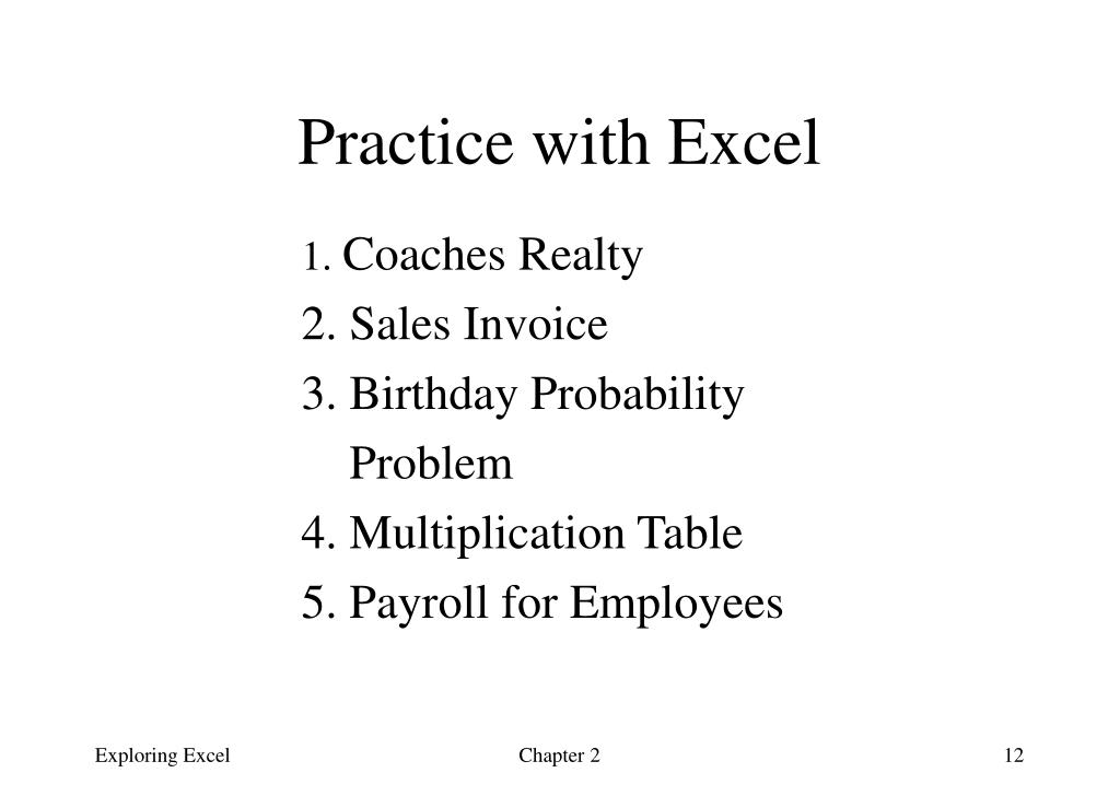 PPT - Exploring Microsoft Excel PowerPoint Presentation, free download ... PPT - Exploring Microsoft Excel PowerPoint Presentation, free download ...