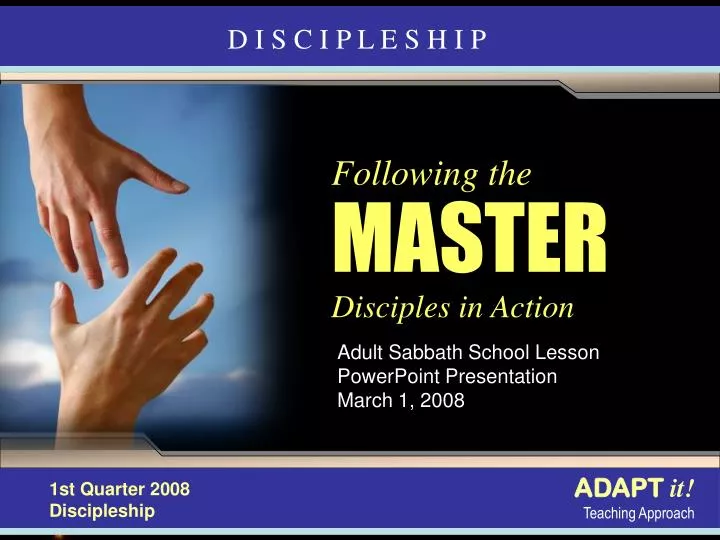 PPT - Discipleship in Action PowerPoint Presentation, free download - ID:2991030