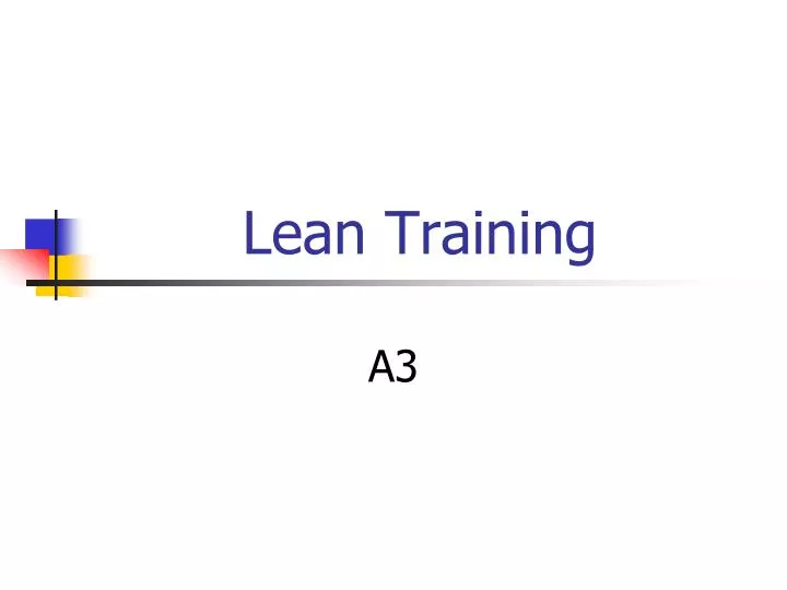 PPT - Lean Training PowerPoint Presentation, free download - ID:2991190