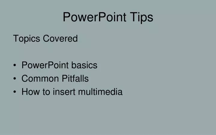 PPT - PowerPoint Tips PowerPoint Presentation, free download - ID:2991284