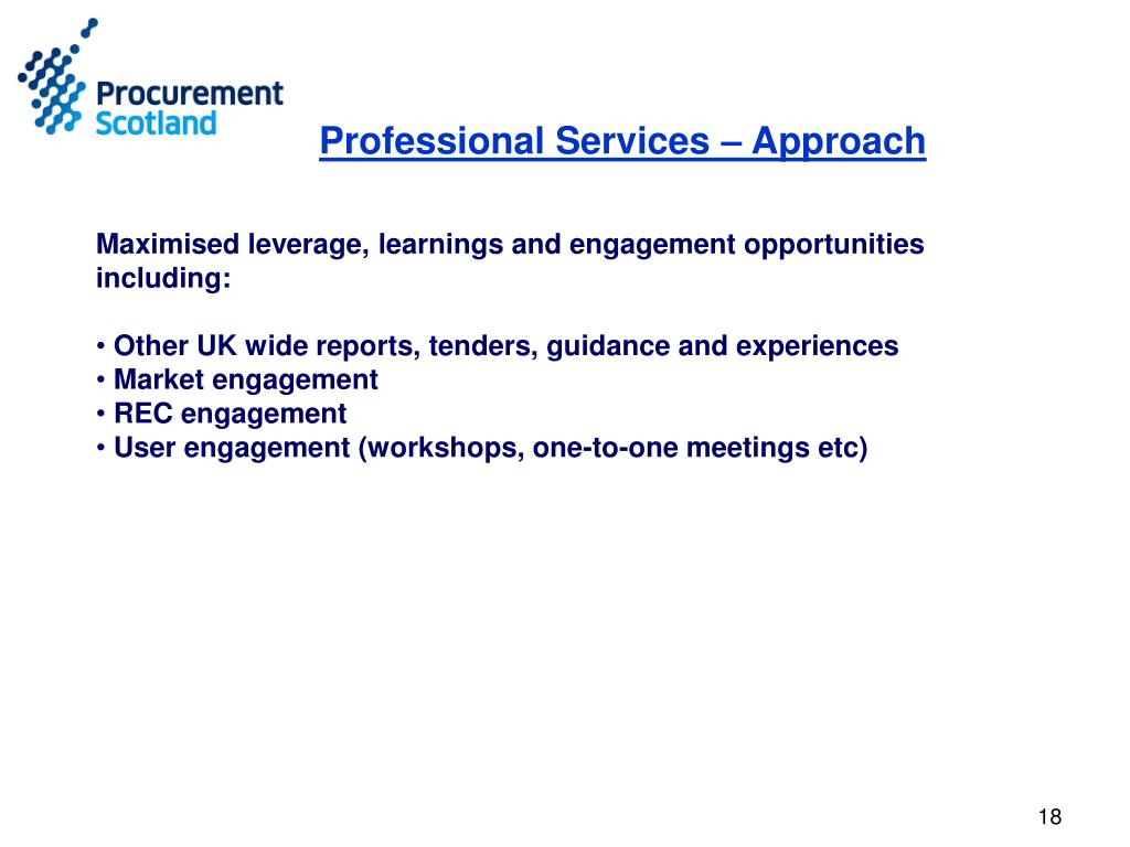 PPT - Introduction to Procurement Scotland and the Public Procurement ...