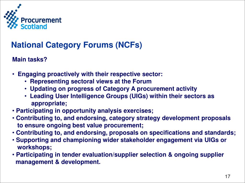 PPT - Introduction to Procurement Scotland and the Public Procurement ...