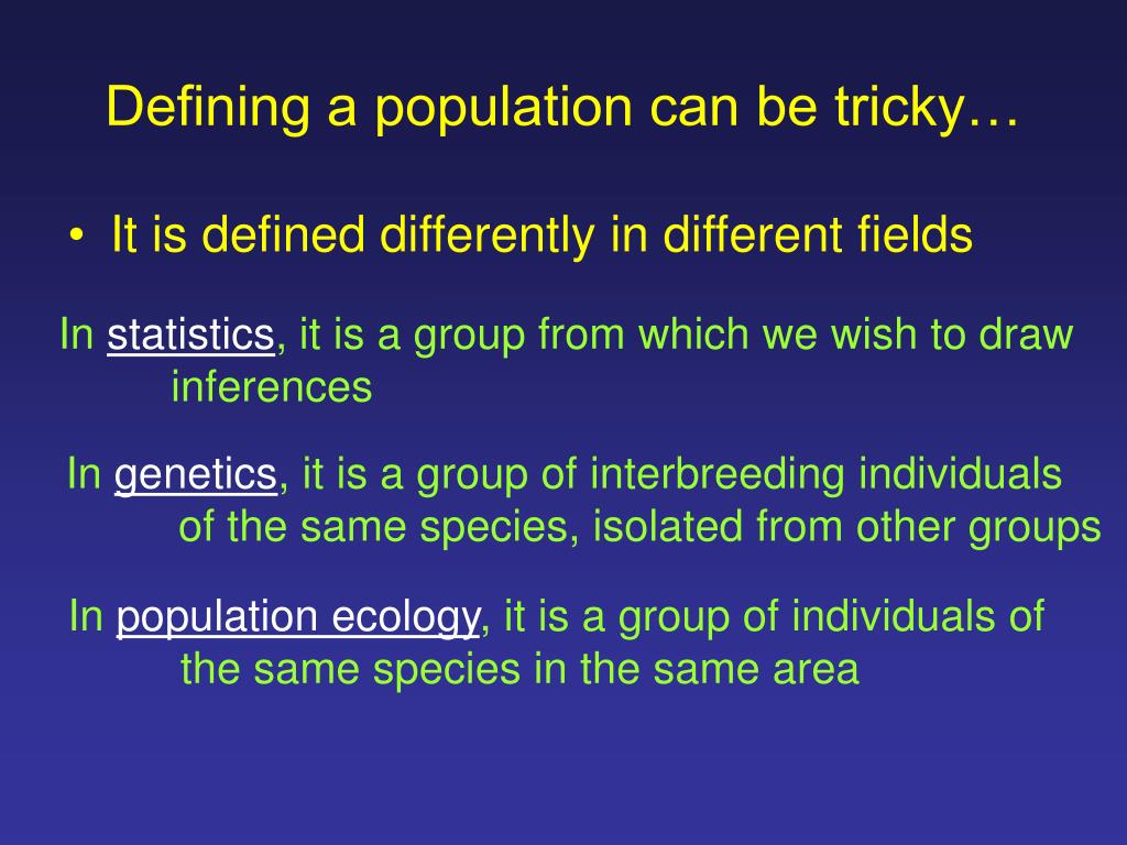 PPT - FRWS 3810 Plant and Animal Population Ecology PowerPoint ...