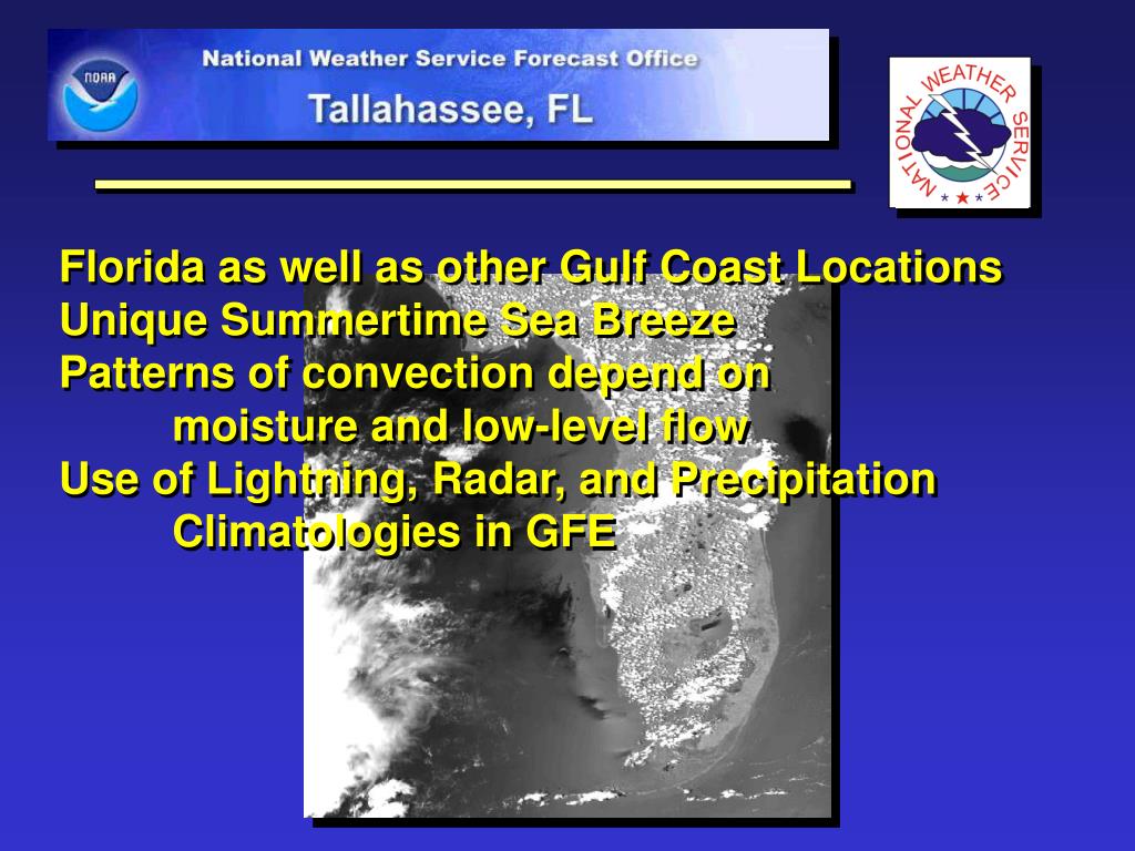 PPT - Climatological Research Collaborations Between NWS Tallahassee ...