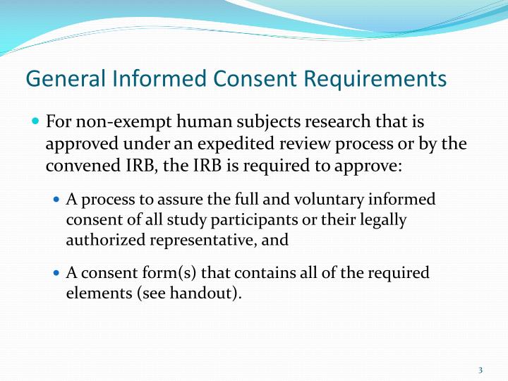 PPT - Informed Consent Waivers and Alterations: Guidelines for the UH ...