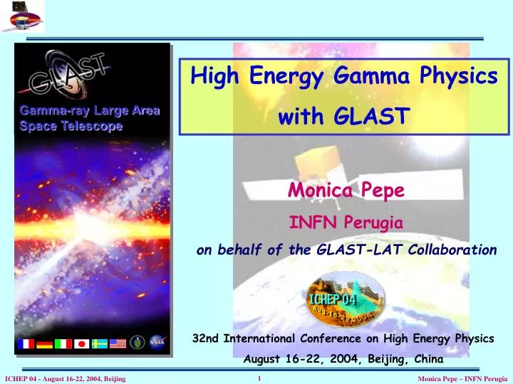 PPT - Gamma-ray Large Area Space Telescope PowerPoint Presentation ...