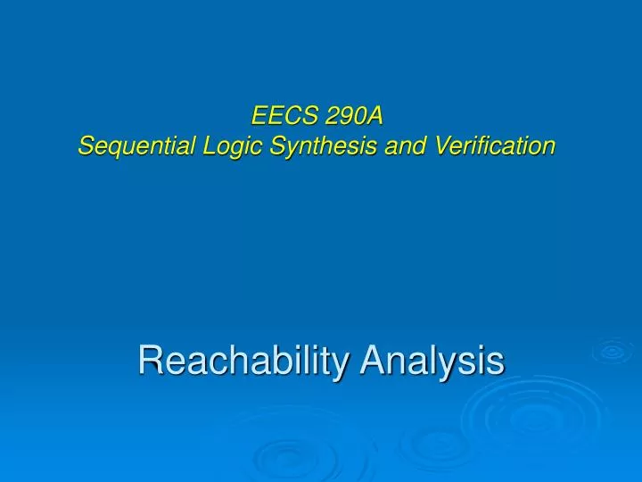 PPT - Reachability Analysis PowerPoint Presentation, free download - ID ...