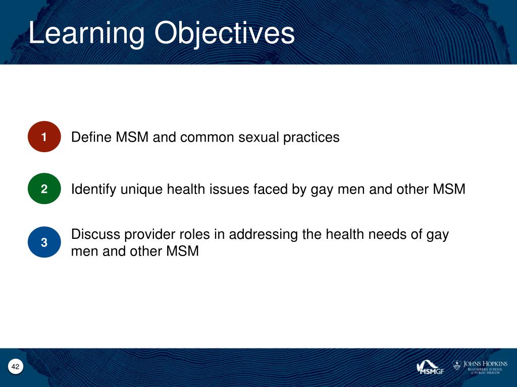 PPT - Promoting the health of men who have sex with men worldwide ...