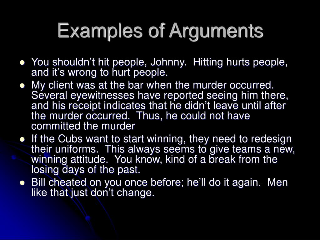 PPT Arguments PowerPoint Presentation Free Download ID 2994603