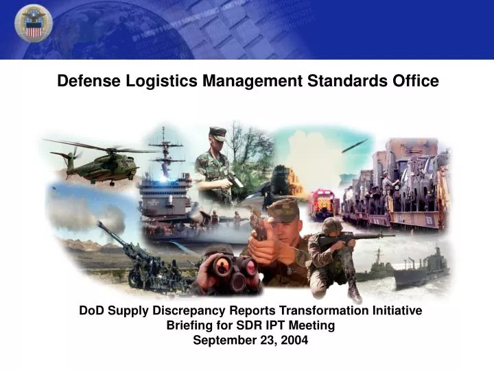PPT - DoD Supply Discrepancy Reports Transformation Initiative Briefing ...