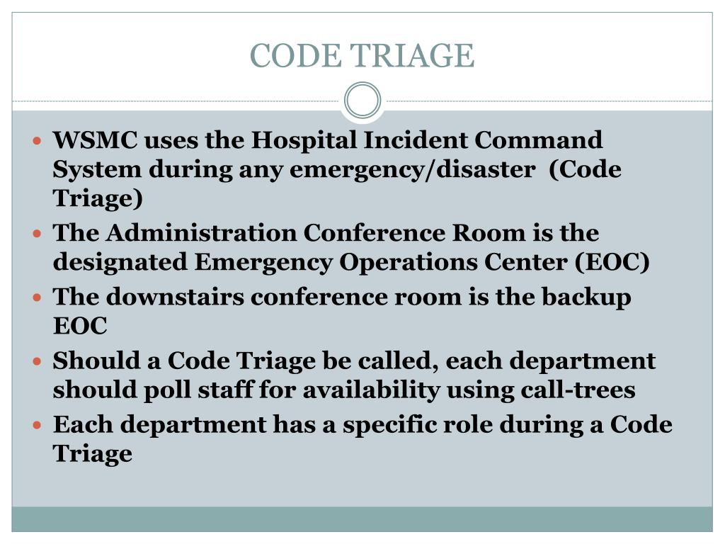 PPT - Warm Springs Medical Center Environment of Care/ Emergency ...
