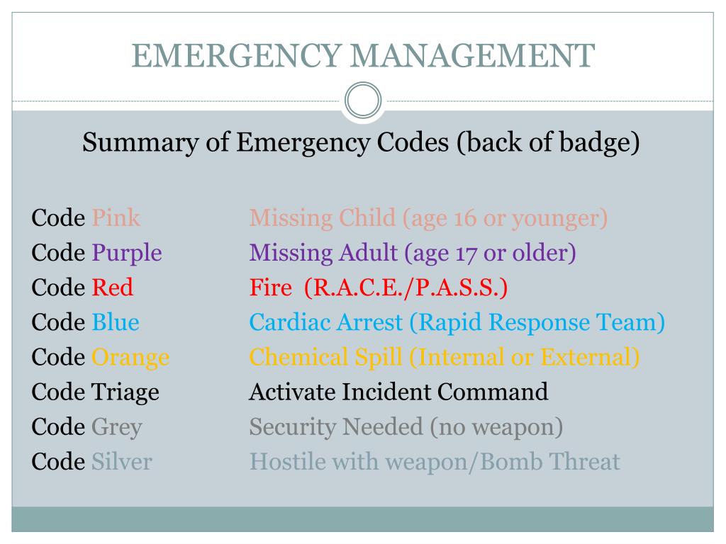 PPT - Warm Springs Medical Center Environment of Care/ Emergency ...
