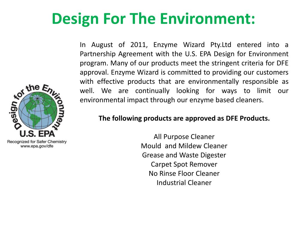 PPT - “Green Cleaning” for Restaurants, Homes and Commercial Cleaning ...