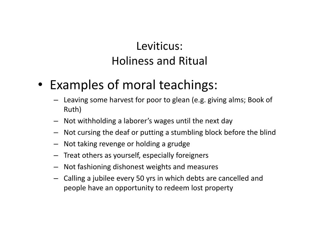 PPT - Chapter 4: The Law Living Out the Covenant (text p.77-92 ...