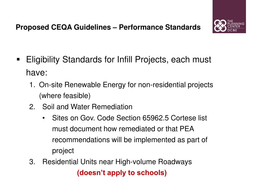 PPT - CEQA Revolution for Schools: Guidelines, Benefits, and Impact on ...
