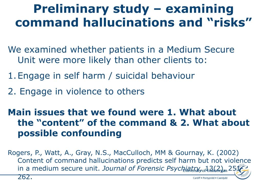 PPT - “ Mental Health Research: What are the risks of that happening ...