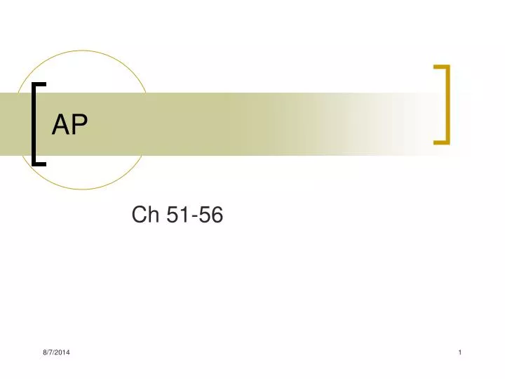 PPT - Ch 51-56 PowerPoint Presentation, free download - ID:2995419