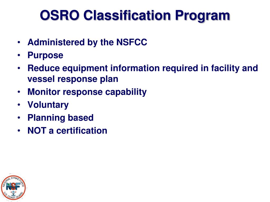 PPT - U.S. Coast Guard National Strike Force PowerPoint Presentation ...