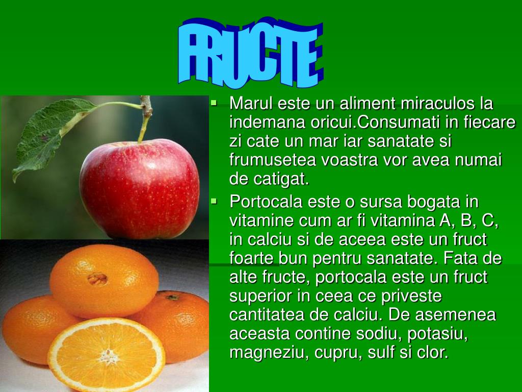 PPT - ALIMENTATIA SANATOASA PowerPoint Presentation, free download - ID ...