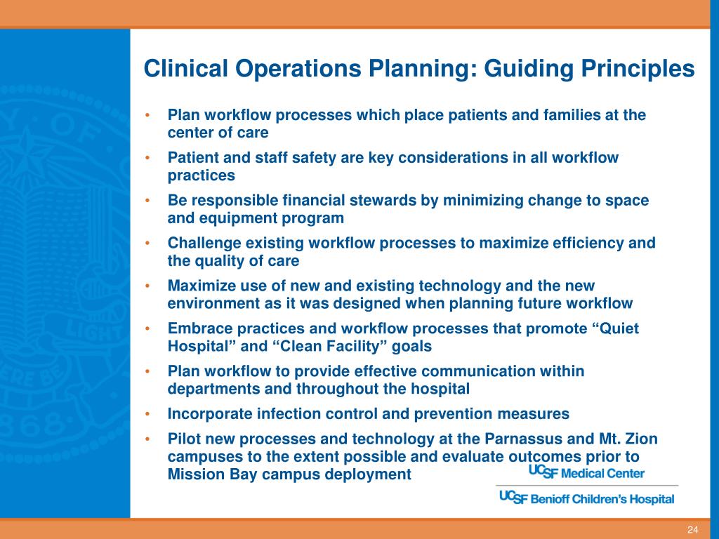 PPT - UCSF Medical Center Mission Bay Operations Planning PowerPoint ...