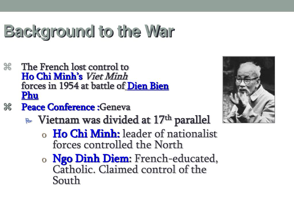 PPT - The Vietnam War 1954 - 1975 PowerPoint Presentation, free ...