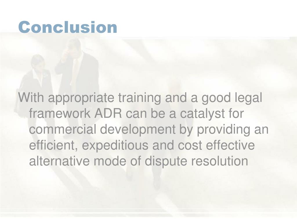 PPT - ADR-A CATALTST IN COMMERCIAL DEVELOPMENT (A CASE STUDY FROM ...