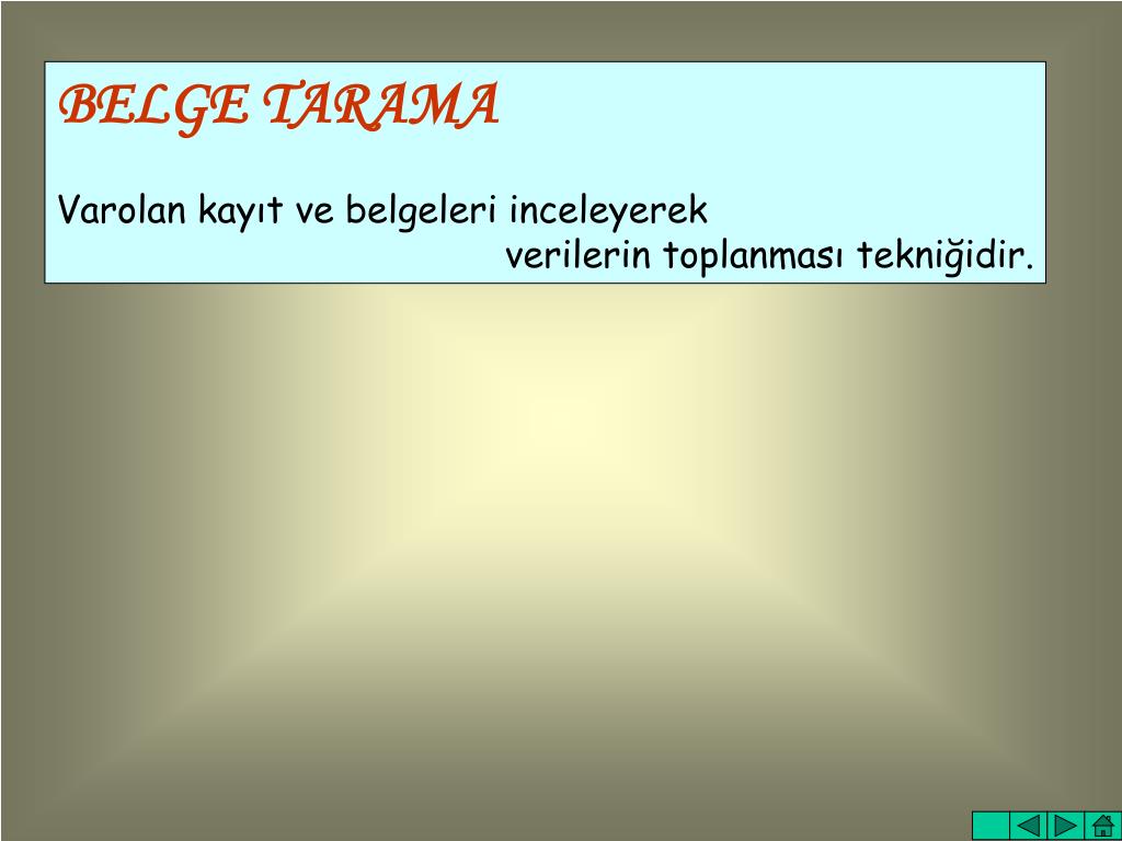 PPT - ARAŞTIRMALARDA Veri Toplama Teknikleri PowerPoint Presentation ...